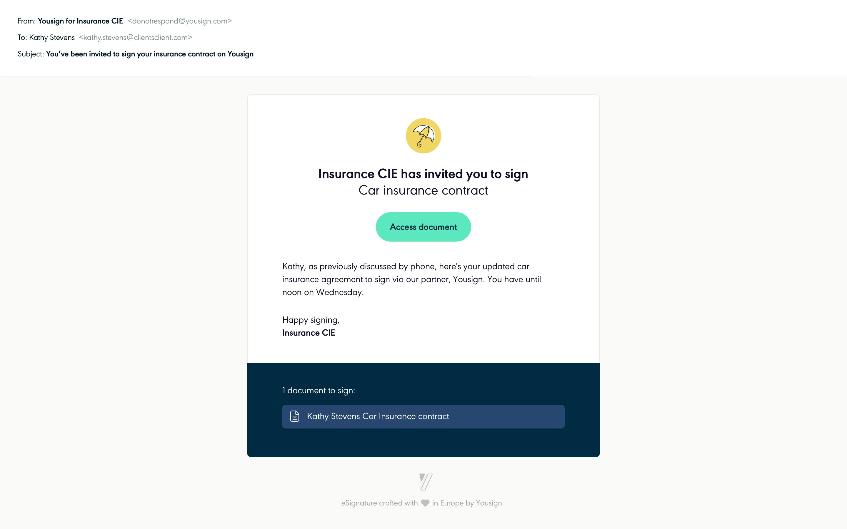 How to sign a document using a computer signature?