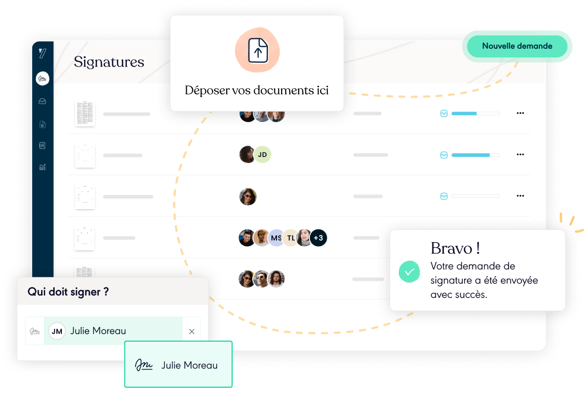 Envoyez, suivez et signez tous vos documents avec Yousign