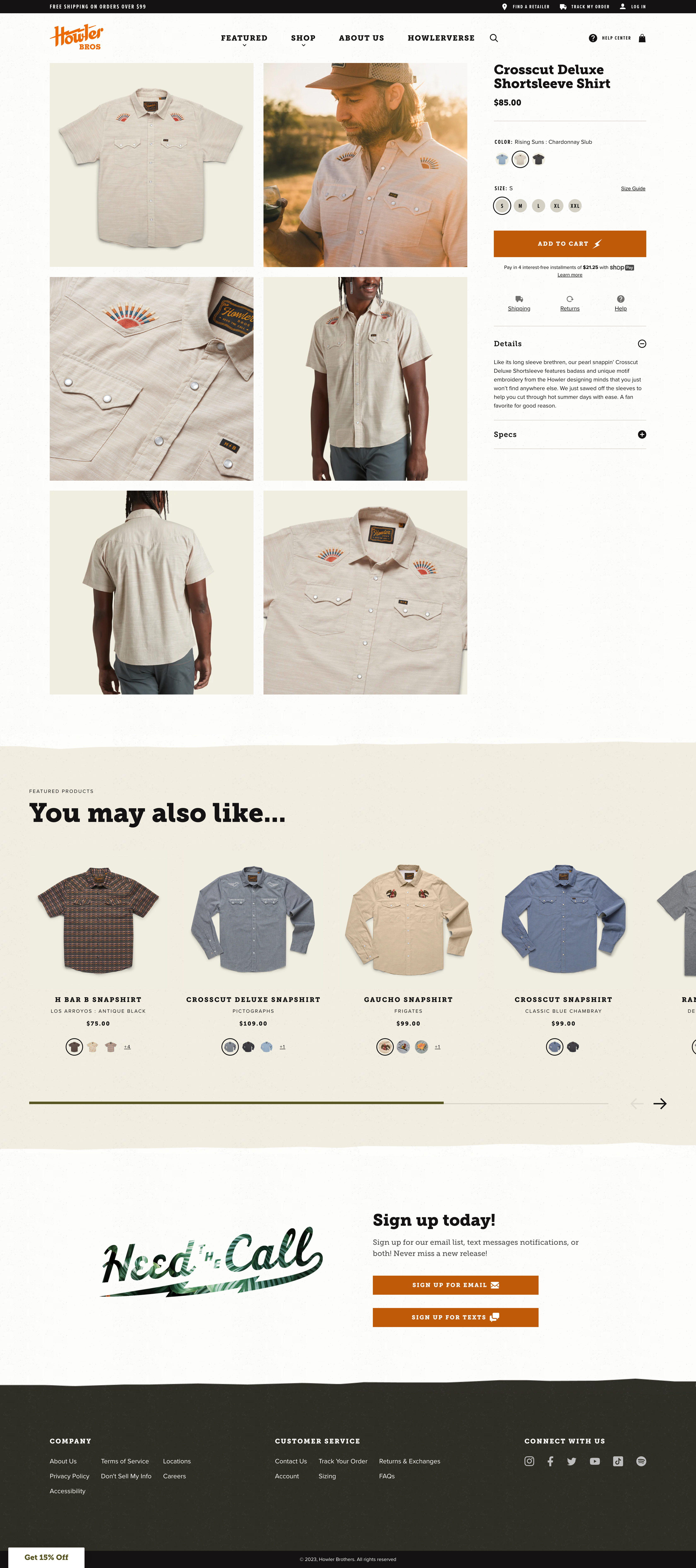 Howler Brothers: Immersive ecommerce experience - Datmos